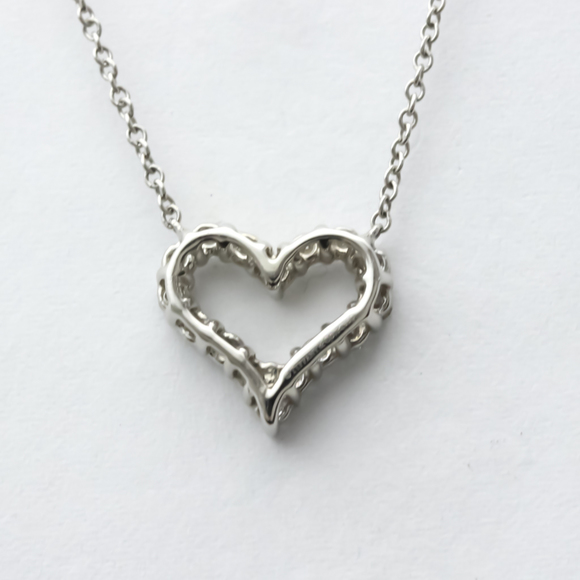 Tiffany & Co. | Jewelry | Tiffanypolished Sentimental Heart Diamond ...